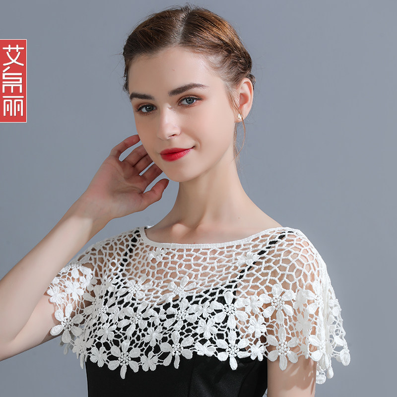 Small waistcoat women's summer thin versatile hollow shirt shawl short ...