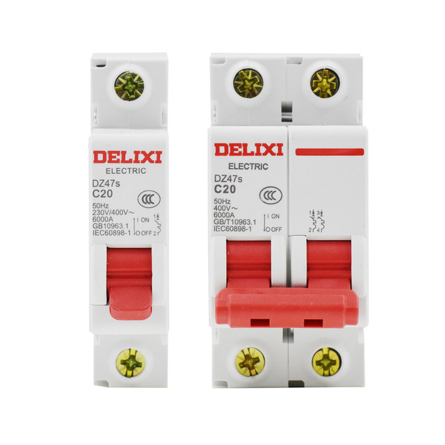 Delixi DZ47s air switch circuit breaker household single-phase three-phase main gate ...