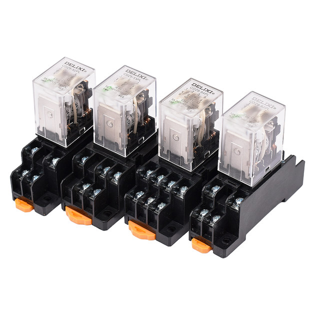 Delixi small relay electromagnetic CDZ9-52P53P54P AC 220V DC DC24VHH