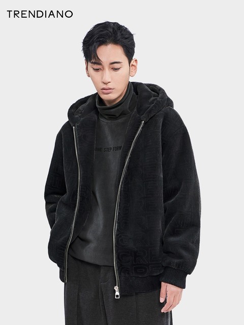 Trendiano's blooming flower thickened hat jacket trend autumn and ...