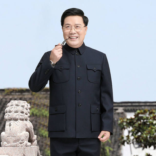 Belini Zhongshan Daddy Set Chinese Wind Men's Old Man clothes Elderly ...