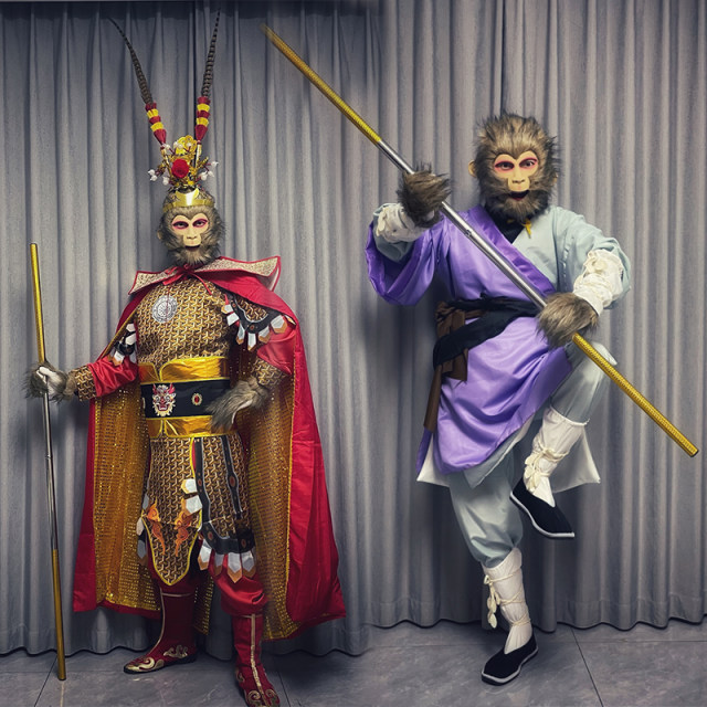 Journey to the West Sun Wukong clothes black mythical destiny man cos ...