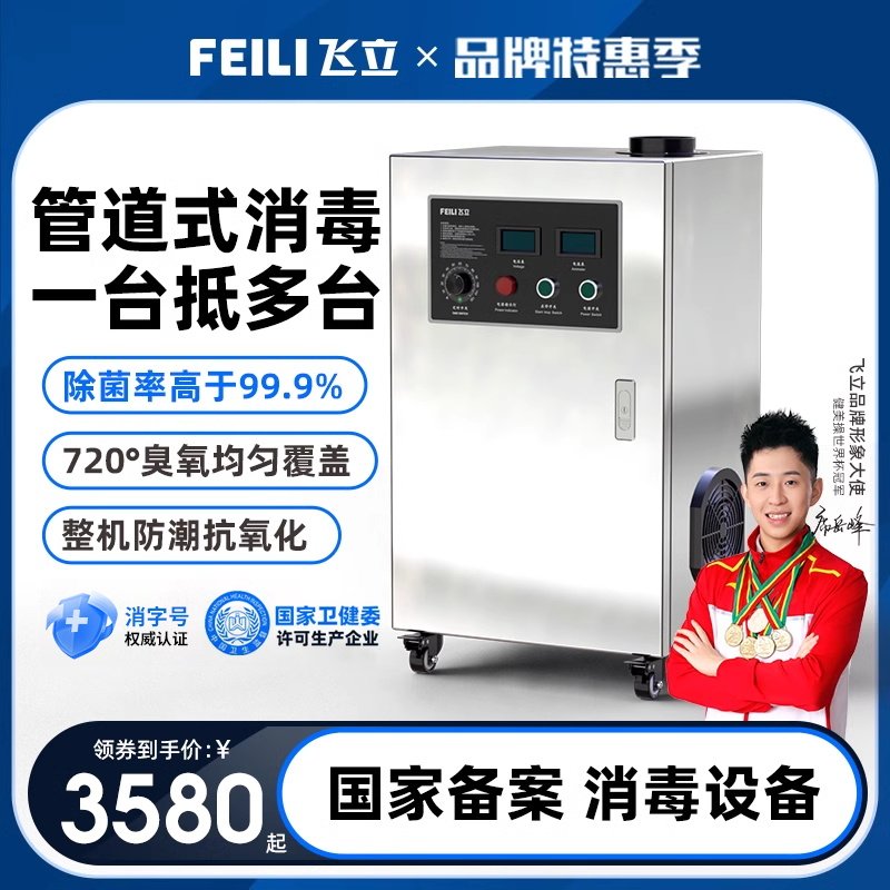 Feili Ozongenerator - Luftkanalsterilisator für Werkstätten & HLK