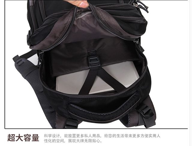 New shoulder trolley bag, backpack, universal wheel travel bag, large ...