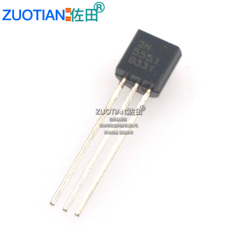 NPN-транзистор 2N5551 - 0,6A 160V TO-92 - Фирменный магазин Sada