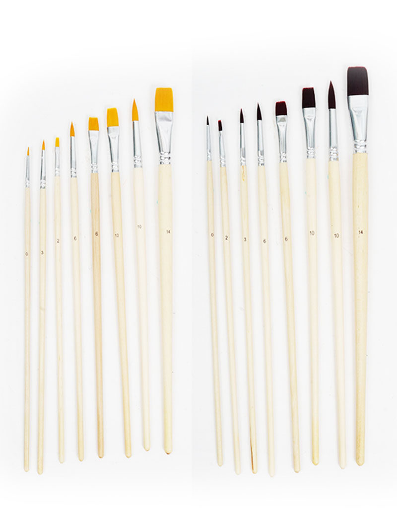 Pebeo Bebio 8 Nylon Watercolor Brush Set
