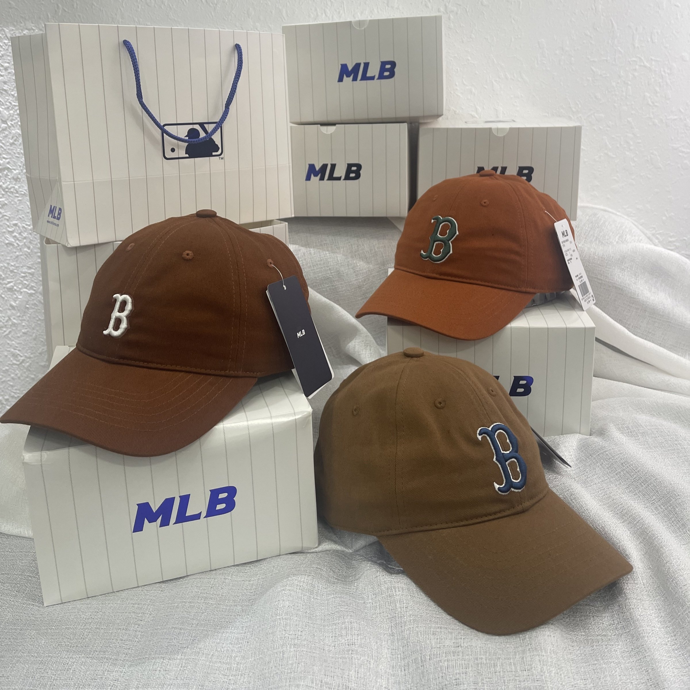 Mlb baseball cap genuine brown soft top bid cp66 men's and women's hats ...