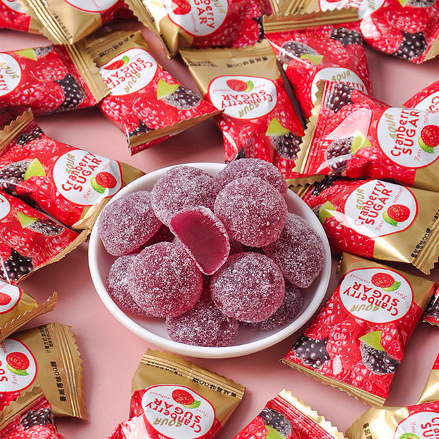 ococo cranberry flavored gummies qq gummy candies wedding candies fruit ...