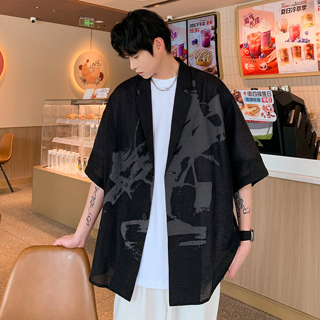 The same style of Douyin sold 299. Summer short-sleeved men's trendy ...