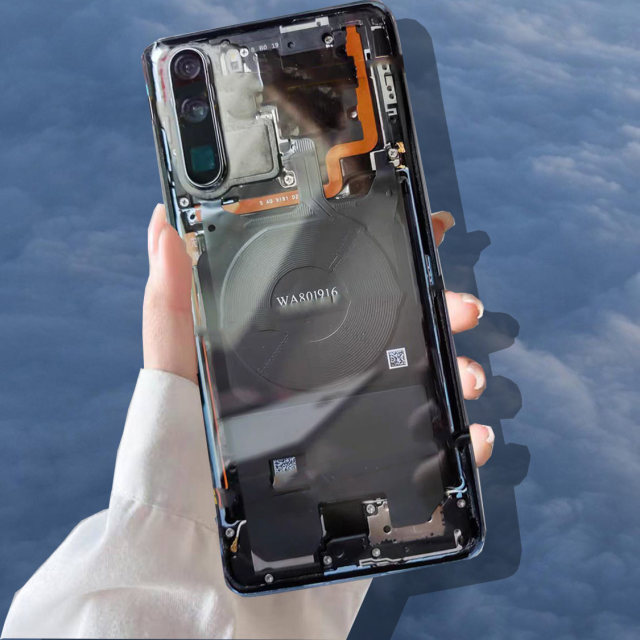 Suitable for Huawei P30 P40 transparent glass back cover p30pro mobile ...