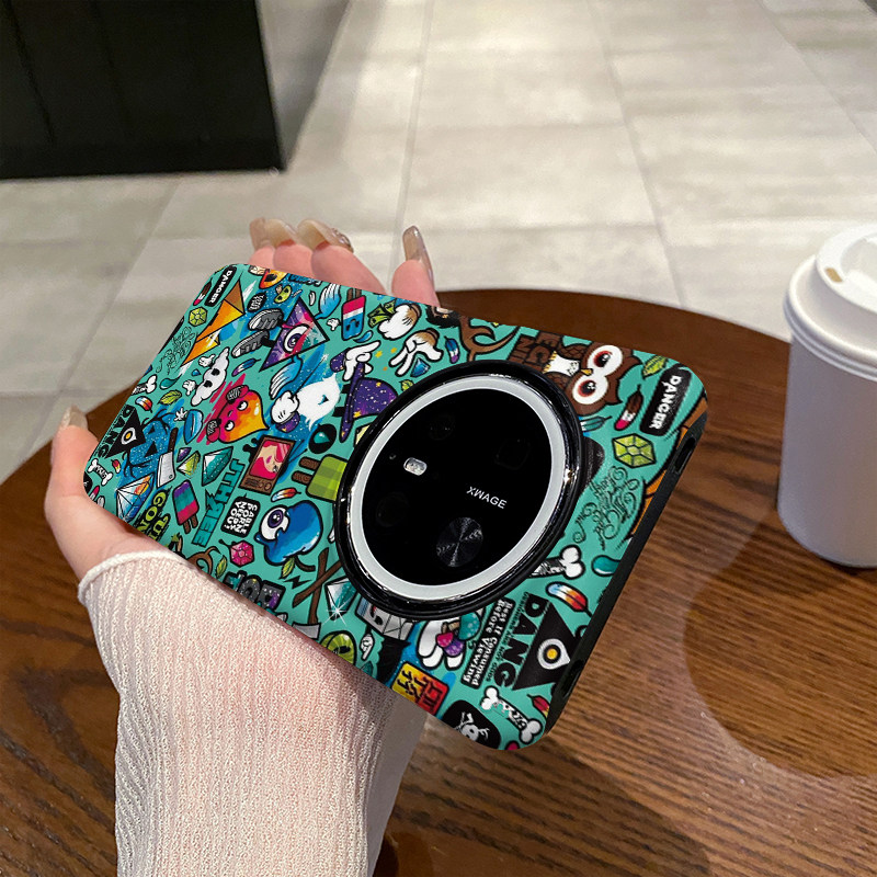 Green graffiti is suitable for Huawei Mate70Pro mobile phone case Film ...