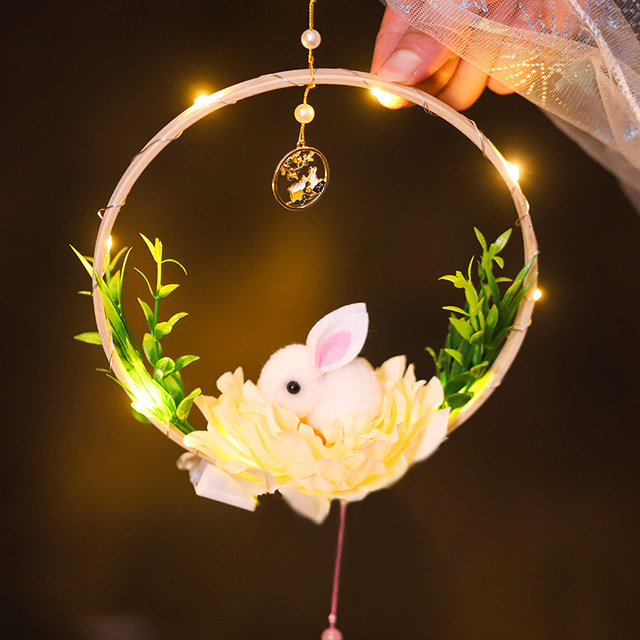 2024 Mid-Autumn Festival children's rabbit lantern diy handmade ...