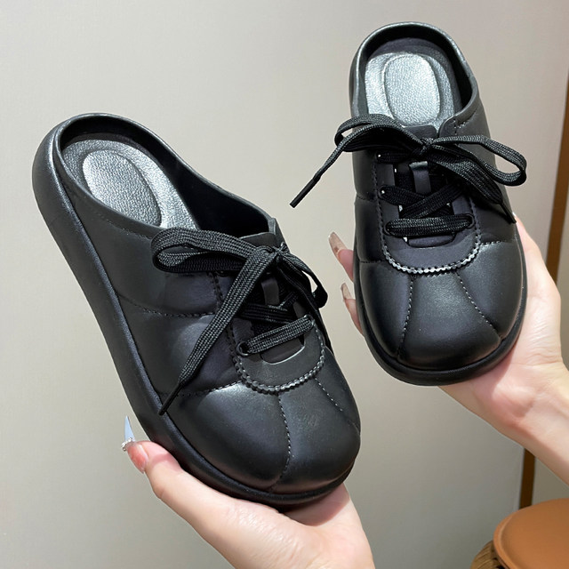 Baotou half slippers women's summer outer wear fashion new soft-soled ...