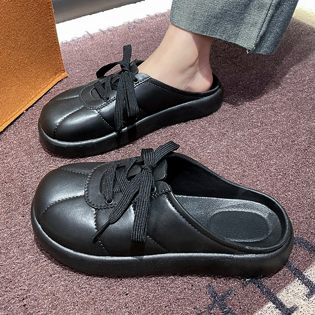 Baotou half slippers women's summer outer wear fashion new soft-soled ...