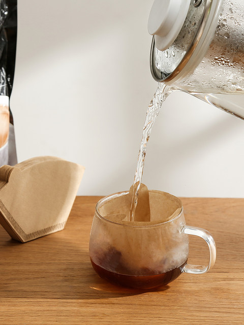 Portable coffee filter paper fan-shaped coffee filter paper hand brew ...