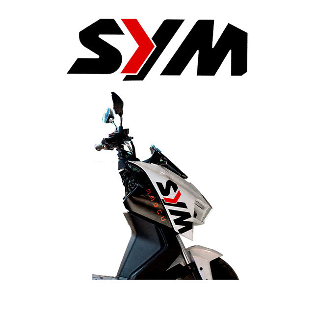 Suitable for Sanyang Mamba 150 front round label sticker pull flower ...