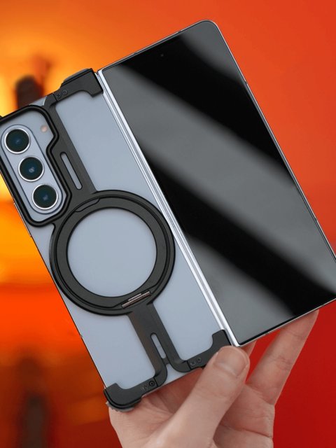 Suitable for Samsung Zfold5/6 mobile phone case folding screen metal ...