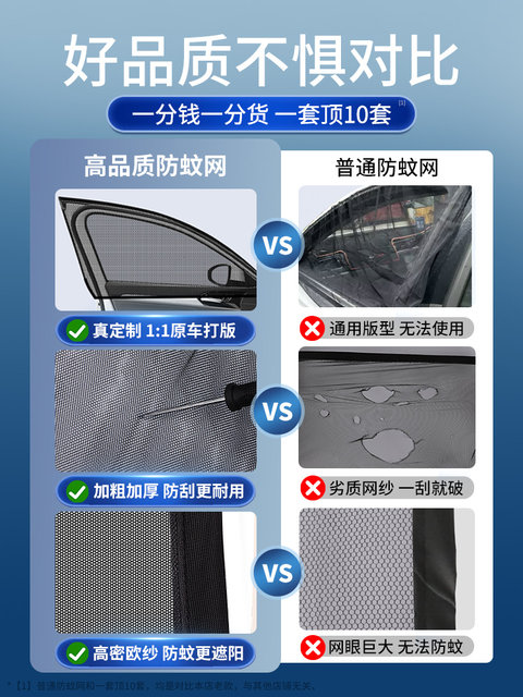 Car anti-mosquito screens, car window anti-mosquito nets, sunshade ...