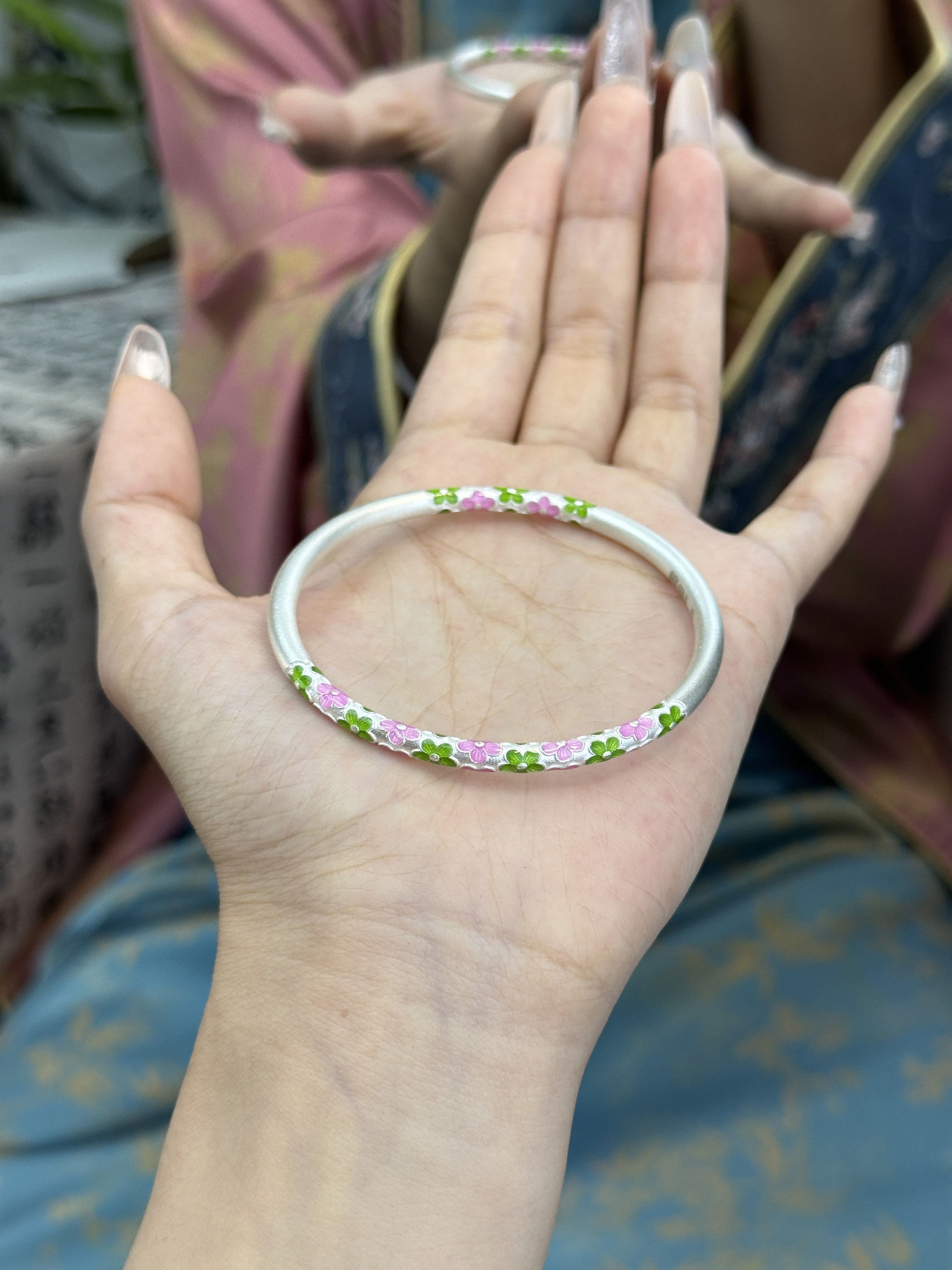 Xianyu “Cold Fragrance” Silver Bracelet for Women, Pure Silver 9999 ...