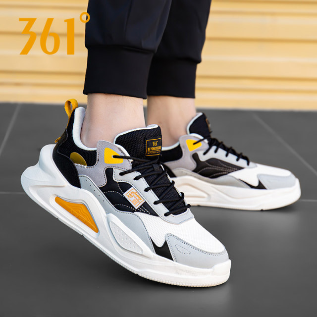 361 Men's Shoes Running Shoes Autumn and Winter New Mesh Daddy Shoes ...