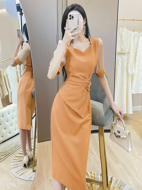 Flying Sister Custom Light Luxury Women's Taste Dress 2023 Summer New ...