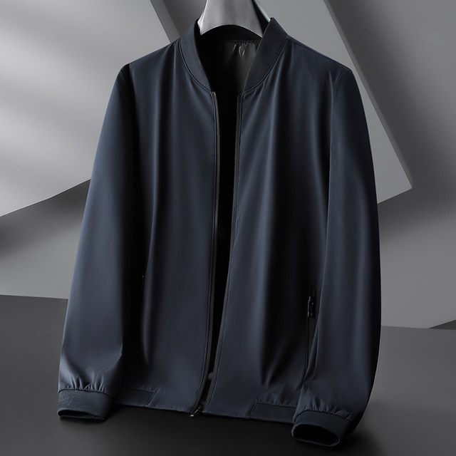 Spring and Autumn Plus Size Men's Jacket Loose Casual Plus Fat Extra ...