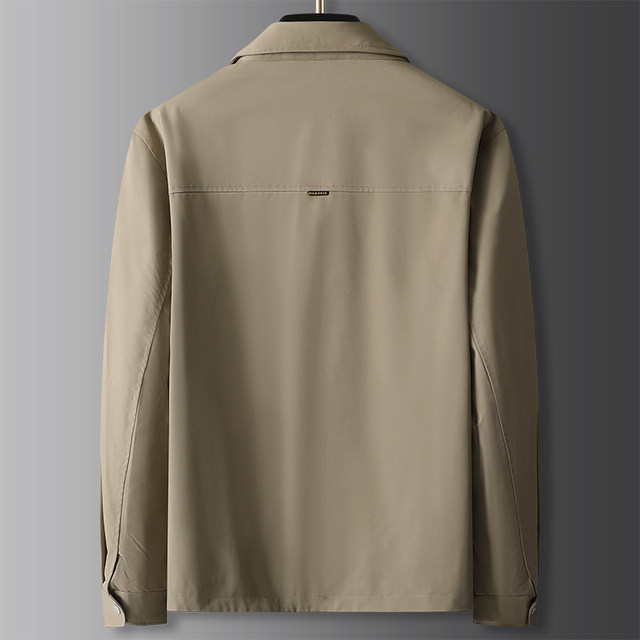 Plus size coat for men 2024 new style plus fat and loose casual spring ...