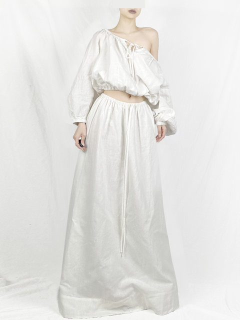 No February Flax Vacation Style Set 2025 Spring New Style Set for Women