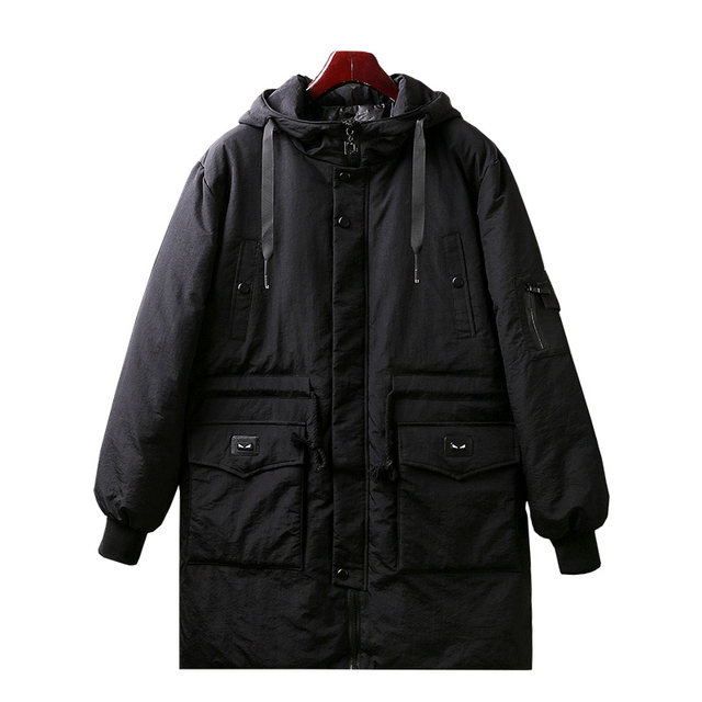 Bi Meng Fat Extra Large Medium-Length Men's Down Jacket New Winter ...