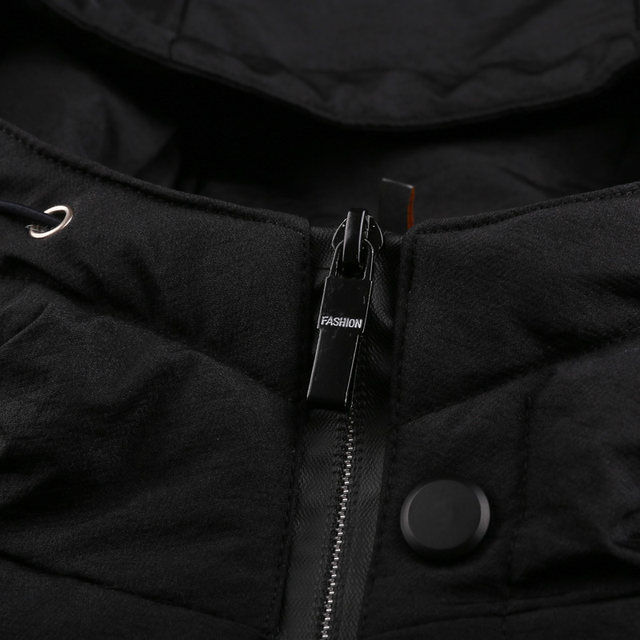 Bimonga fat plus size down jacket mid-length hooded jacket fat men's ...