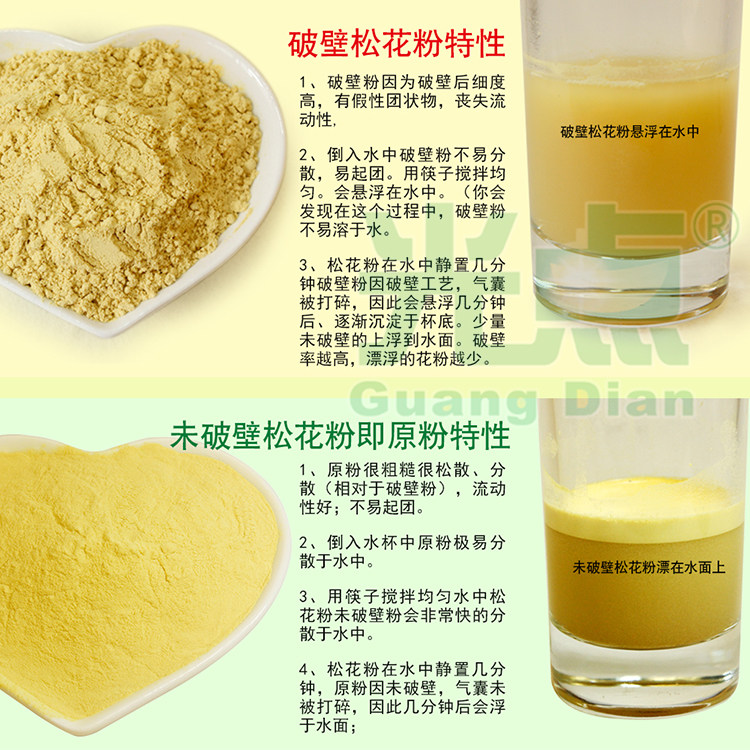 Authentic light spot natural pure head powder masson pine pollen | EBUY7