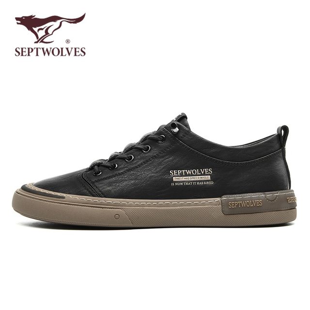 Septwolves Genuine Fashion Men's Shoes 2024 New Trendy Men's Casual ...
