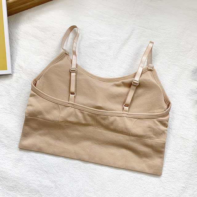 Beautiful back suspender sexy strapless vest female internet celebrity ...