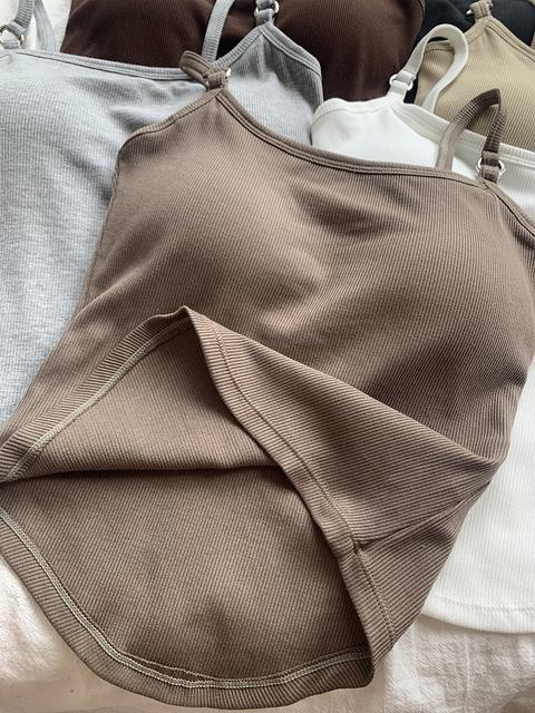 Spicy girl with chest pad camisole vest female summer new style ...