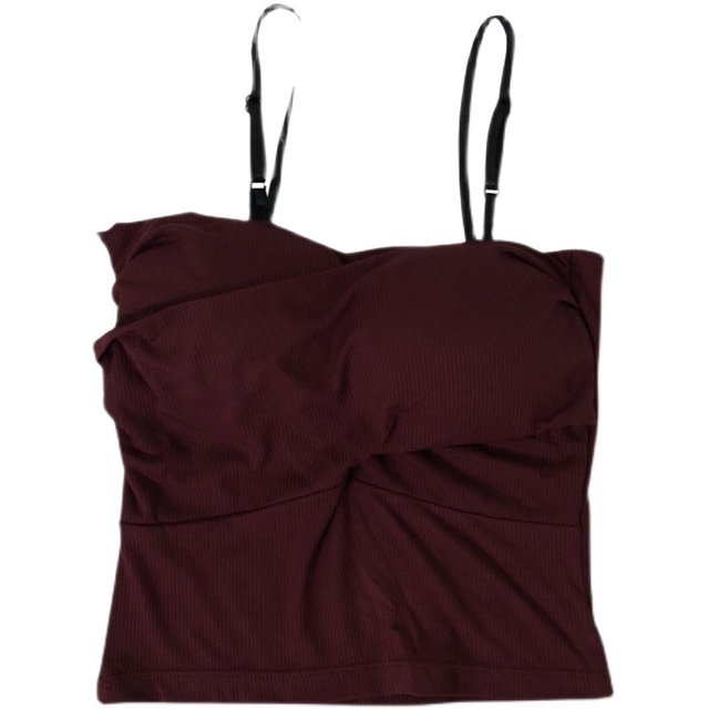 Small suspender vest for women with chest pad design niche wear ins ...