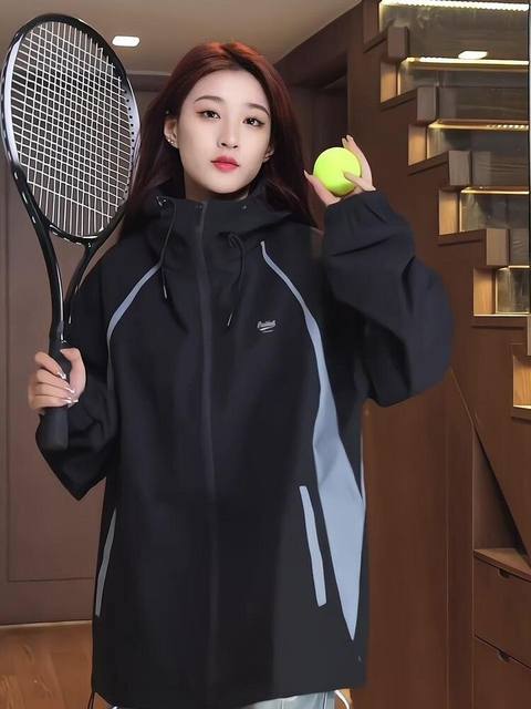 American couple retro outdoor men's and women's function jacket Spring ...