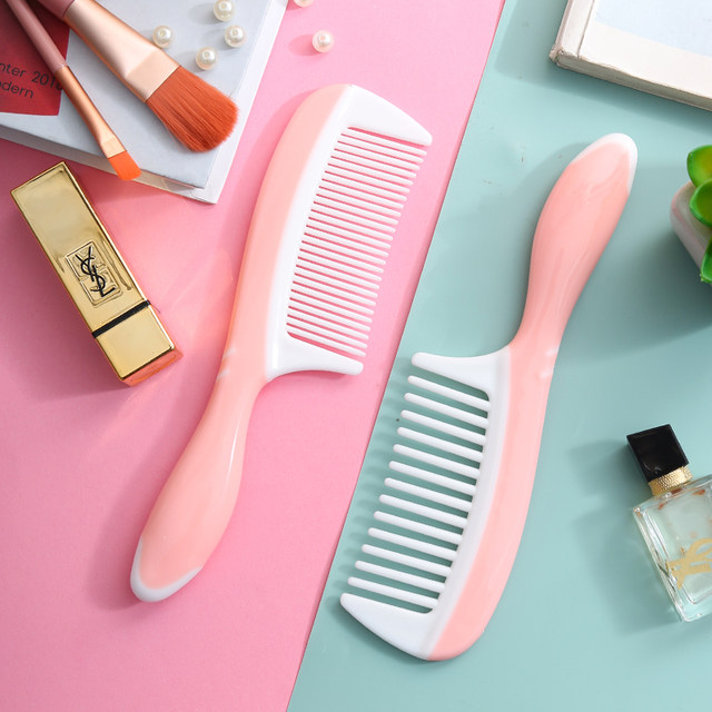 Comb for women with long hair, anti-static, curly hair, cute, girly ...