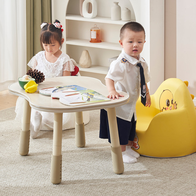 Children's peanut tables can be lifted and written table baby ...