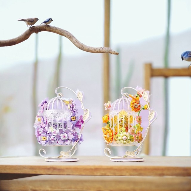 Moonlight Society Chunyu Flower Cage Building Blocks Eternal Life ...