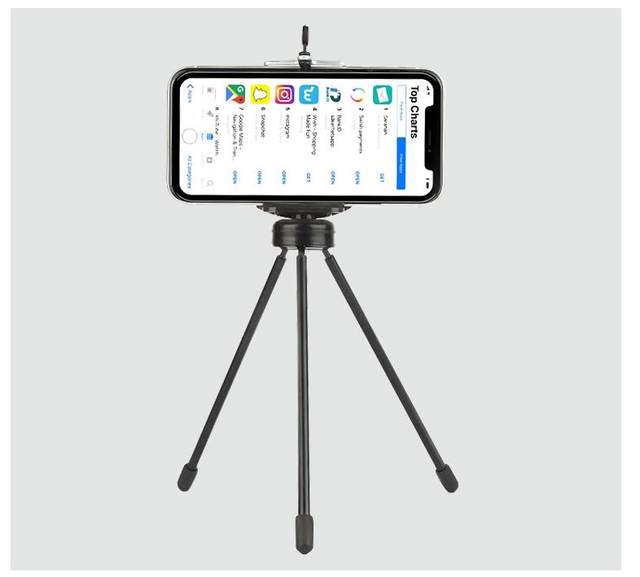 Aluminum alloy selfie stick tripod base SLR camera live broadcast ...