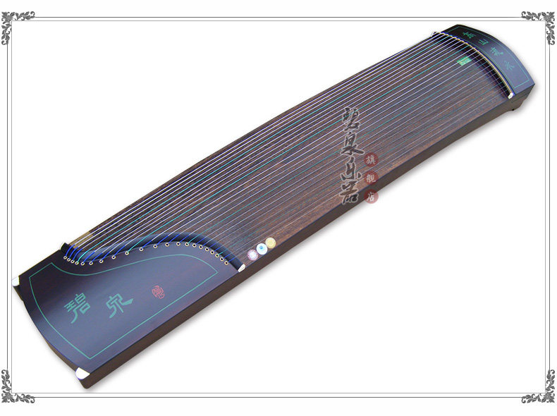 Biyuan Guzheng imitation mahogany engraving zither E812-1 beginner test ...