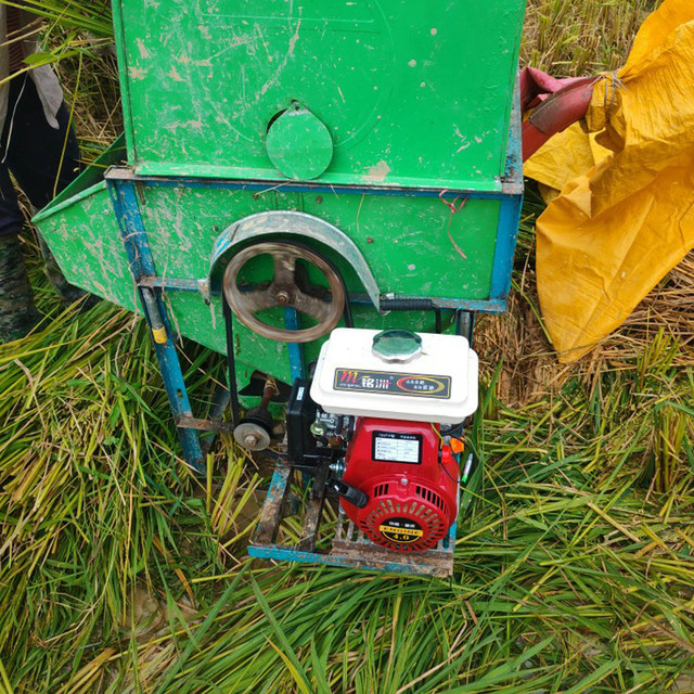 152f/154f small gasoline engine threshing machine four-stroke meat grinder thresher spraying ...