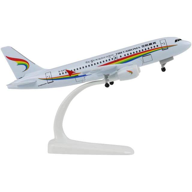 Metal model ornaments finished alloy Airbus A319 Tibet Airlines B-6436 ...