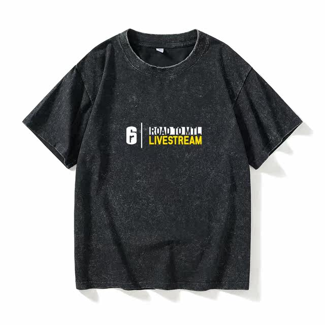 Single -machine PC Game Rainbow Six Siege T -shirt Short -sleeved Tide ...