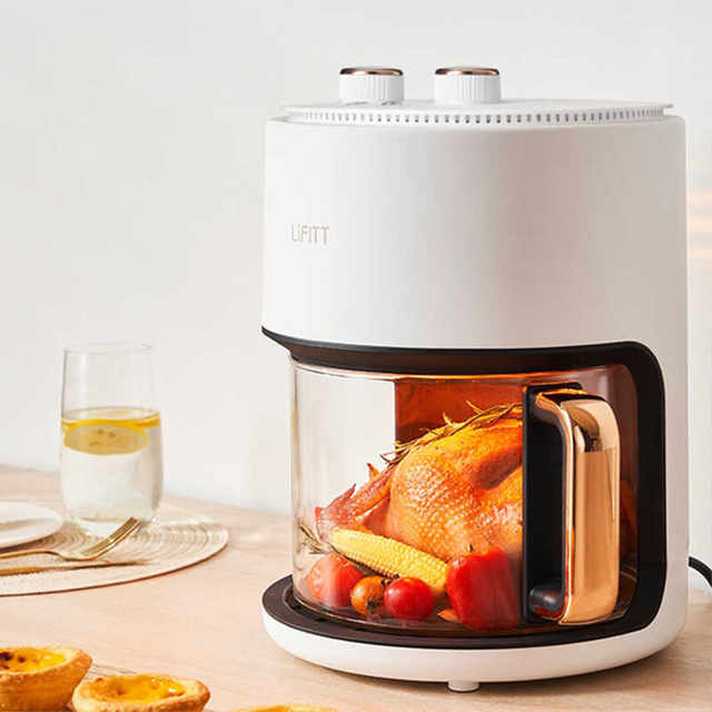 Lefei Visual Air Fryer 5.5L Visual Transparent Fully Automatic Large ...