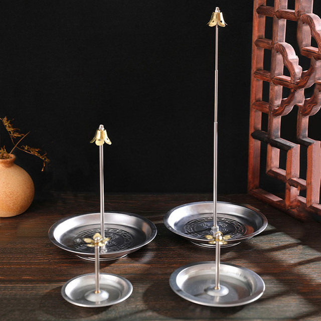 Incense rack tray incense mosquito coil rack large 24-hour metal ...