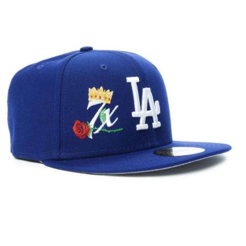 MLB emblem LA embroidered limited edition fully enclosed hat NEWERA ...