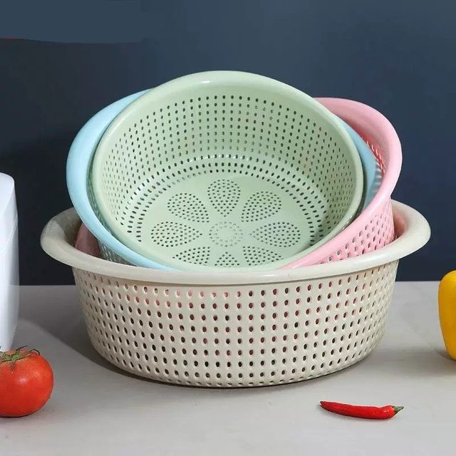 Vegetable Washing Basket Plastic Cut Out Vegetable Washing Basket ...
