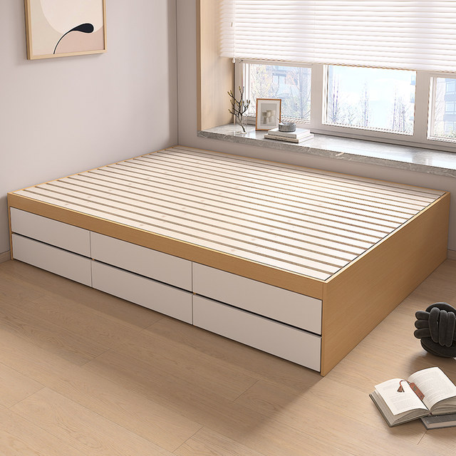 Customized bedside box high box storage tatami bed storage small ...