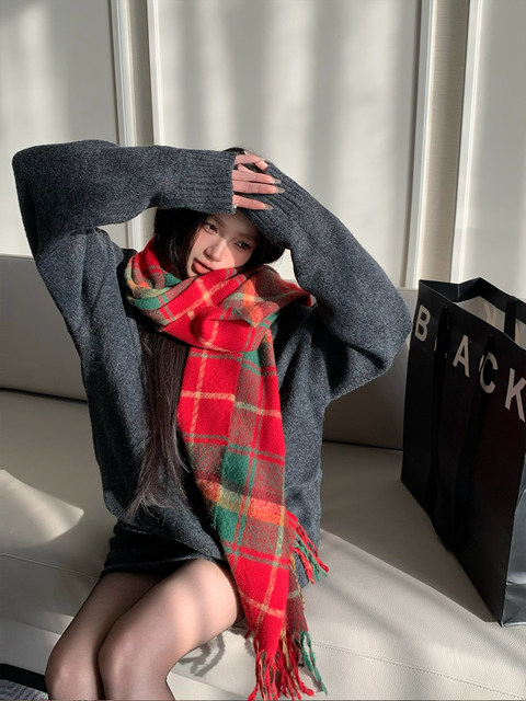 Advanced lazy wind sweater set Women's autumn and winter gray casual ...